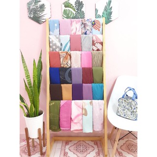 𝗦𝗢𝗟𝗘́𝗬 𝗛𝗢𝗠𝗘 | Rak Tudung Serbaguna Kayu Pine Solid / Multipurpose Hijab ...