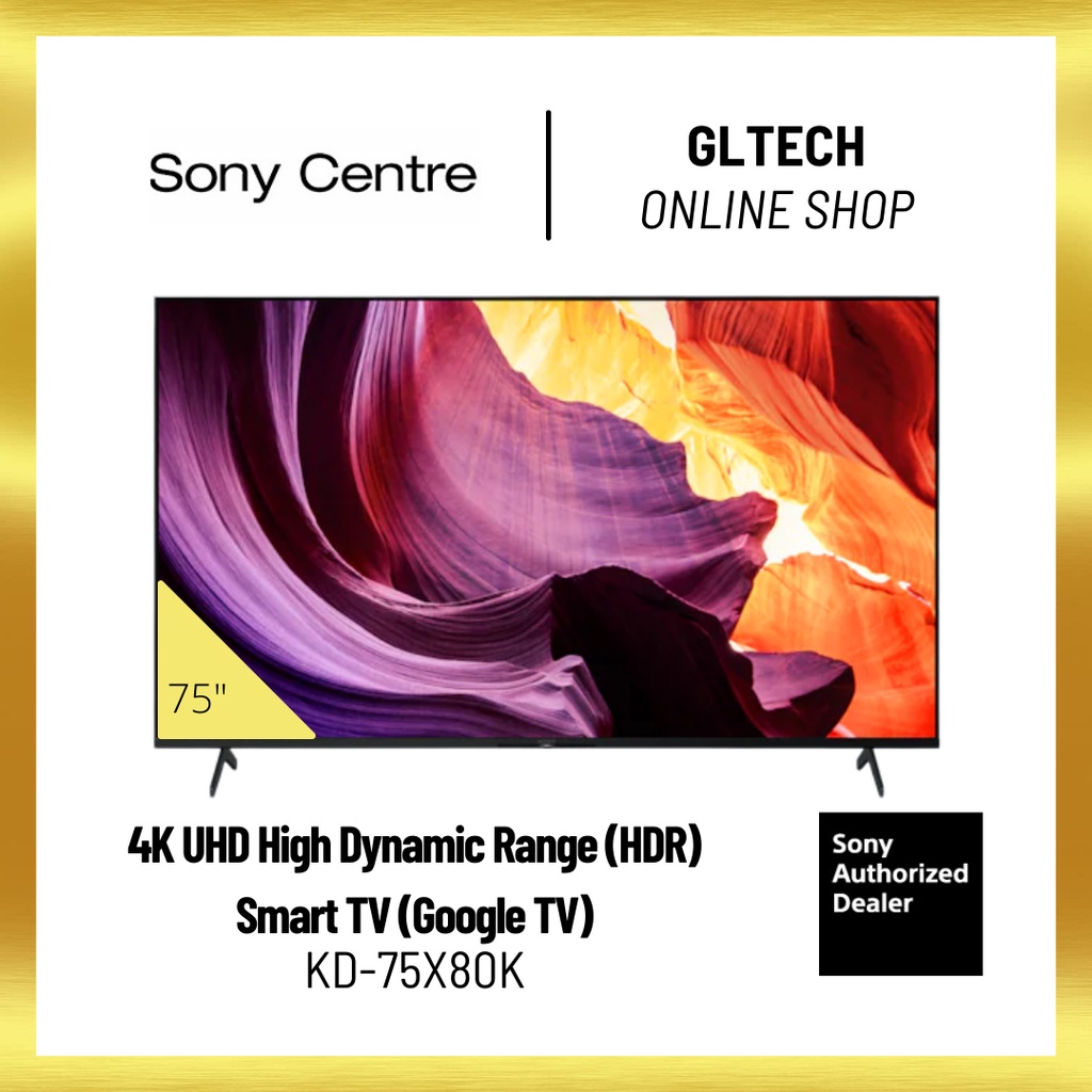 SONY [KD-55X80K] 4K Ultra HD UHD | High Dynamic Range (HDR) | Smart TV ...
