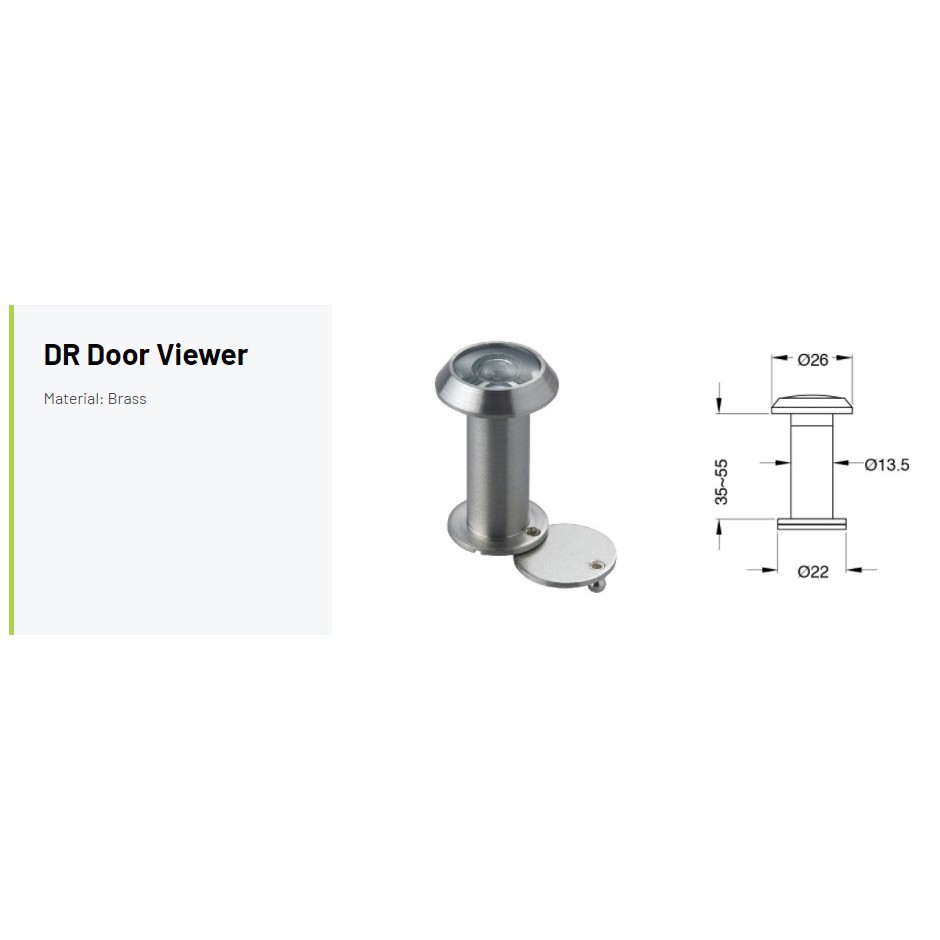 Duroe Door Viewer (Brass) | Shopee Malaysia