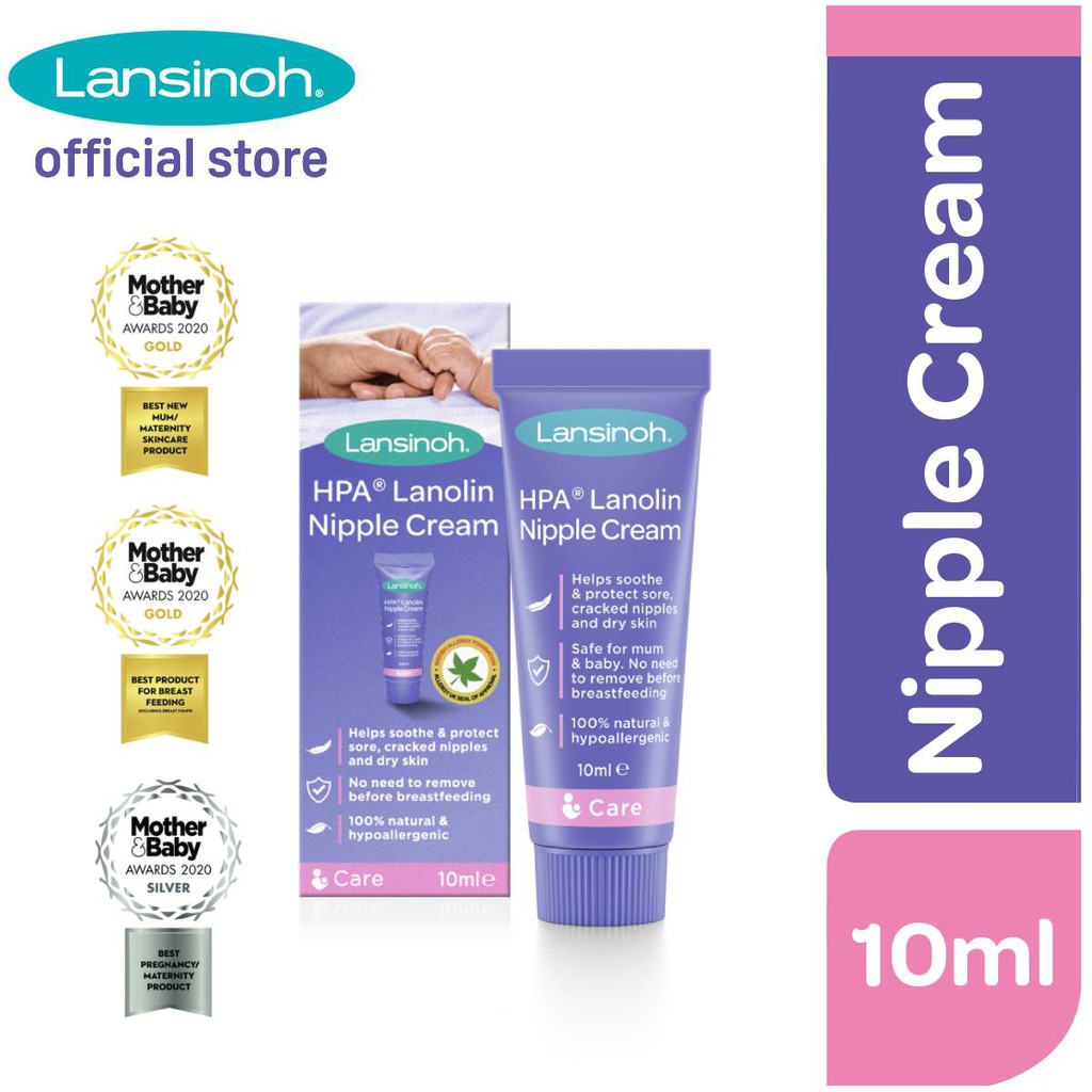 LANSINOH HPA Lanolin Nipple Cream (10ml/40ml) | Shopee Malaysia