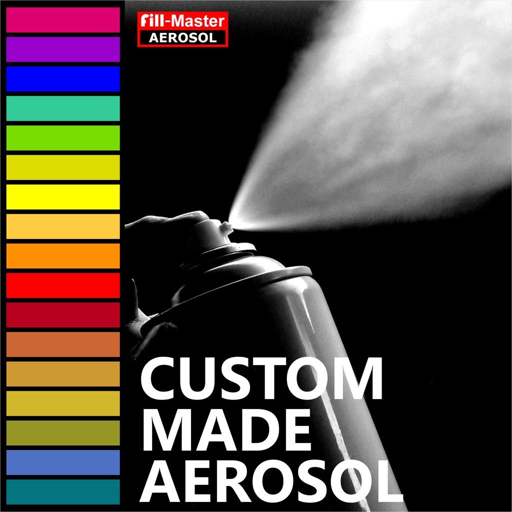 Aerosol paint spray paint custom made aerosol solid metallic and pearl ...
