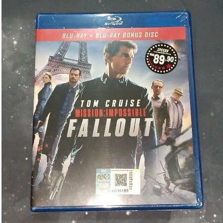 Tom Cruise Mission impossible Fallout Blu-ray | Shopee Malaysia