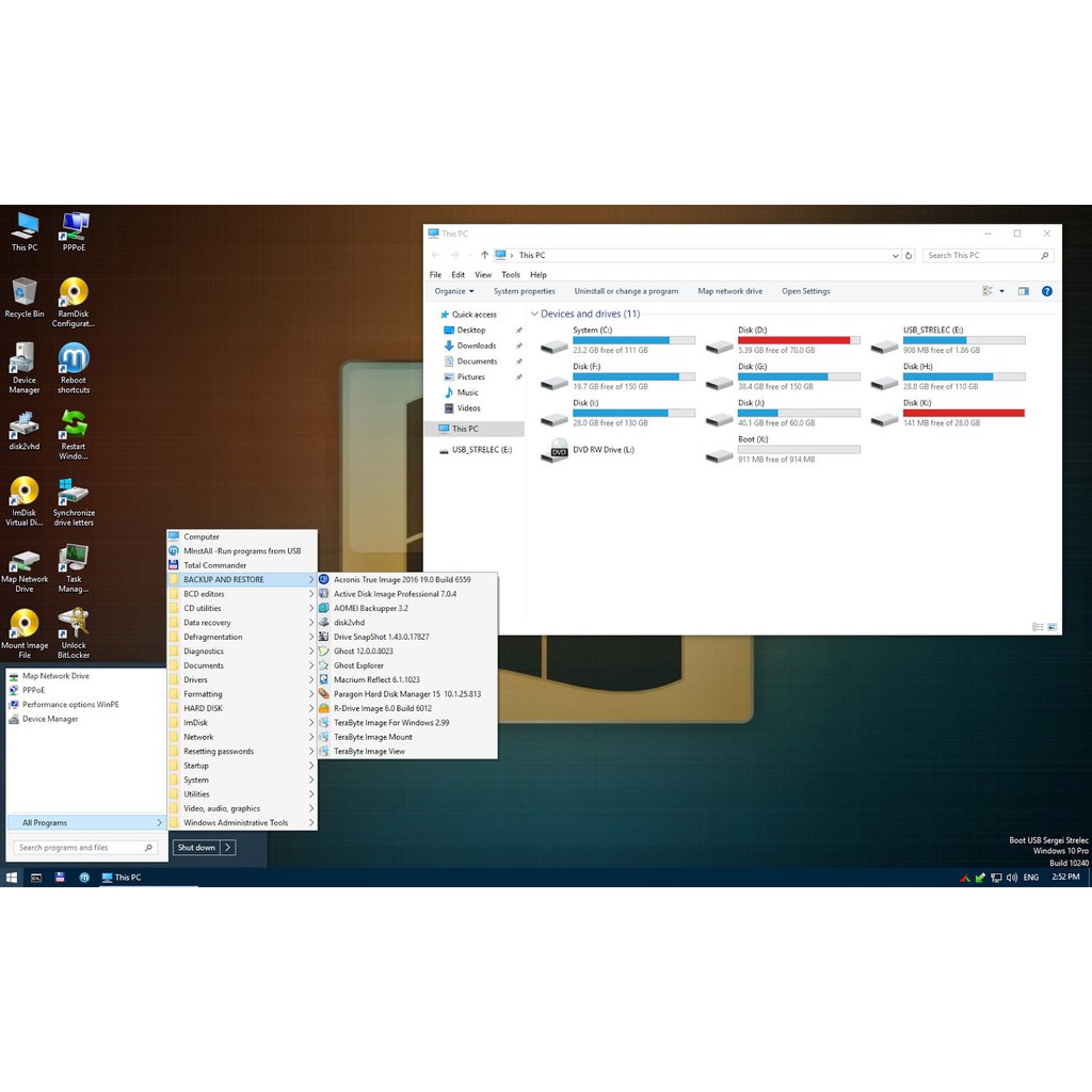 WinPE 10 Sergei Strelec (x86 / x64) 03.01.2019 English | Shopee Malaysia