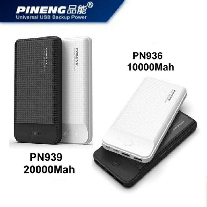 Pineng PN939 20000Mah / PN936 10000Mah PowerBank PN939/PN936 | Shopee ...