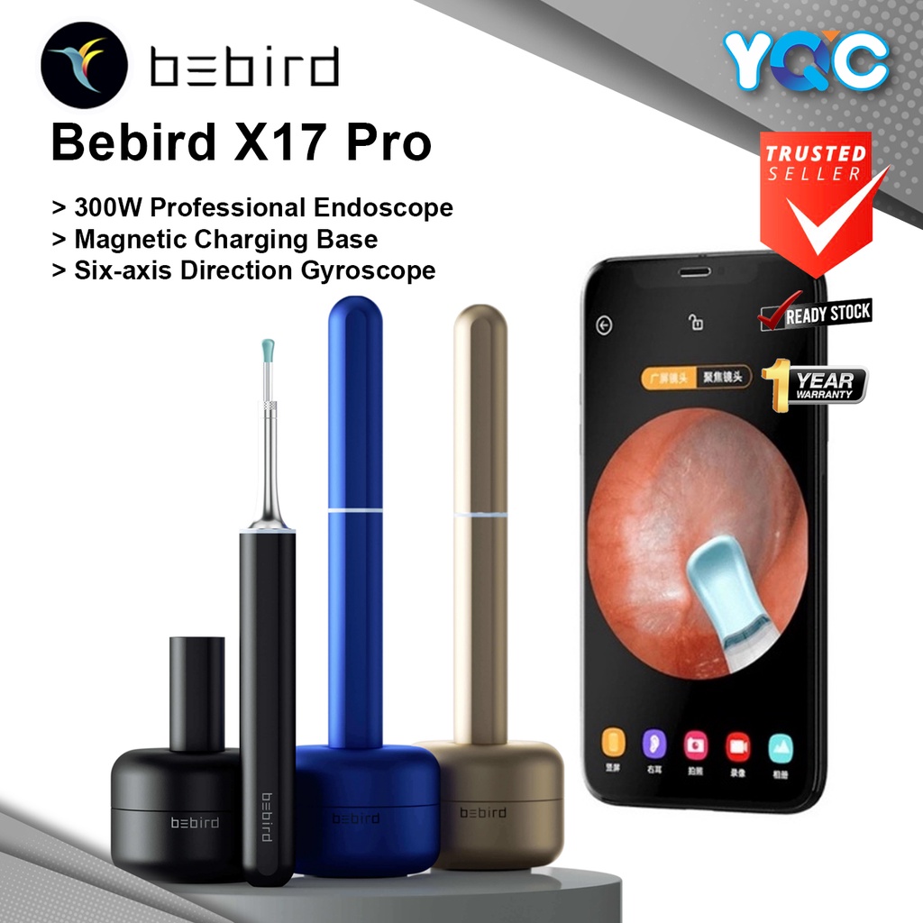 Bebird X17 Pro | Smart Visual Ear Cleaning | Endoscope In-Ear | 300W ...