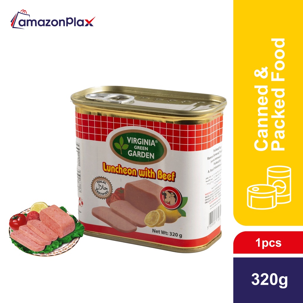 Virginia Garden Beef Luncheon Meat Halal (340g) | Shopee Malaysia