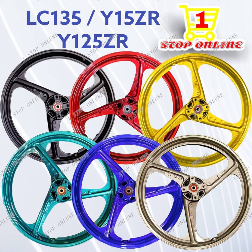 ENKEI 3 BATANG YAMAHA LC135 V1-V7 Y125ZR 125Z 125ZR LAGENDA 115 LAGENDAZR Y15ZR Y15ZR SPORT RIM ...