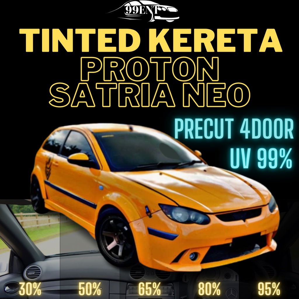 Tinted Satria Neo 2006-2015 Potong Panas UV99% / Tinted Proton Satria ...