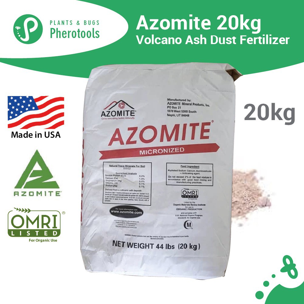 AZOMITE Volcano Ash Natural Trace Elements for Soil (ORGANIC) Baja ...