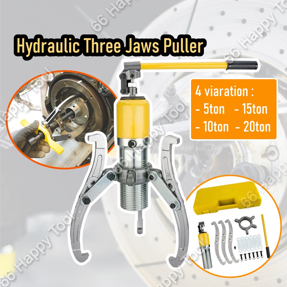 20 Tons 20T Industrial Grade Integral Type 3 Jaws Hydraulic Puller Gear ...