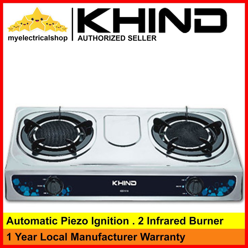 Stainless steel dapur gas mini dapur gas Khind IGS1516 Infrared Gas ...