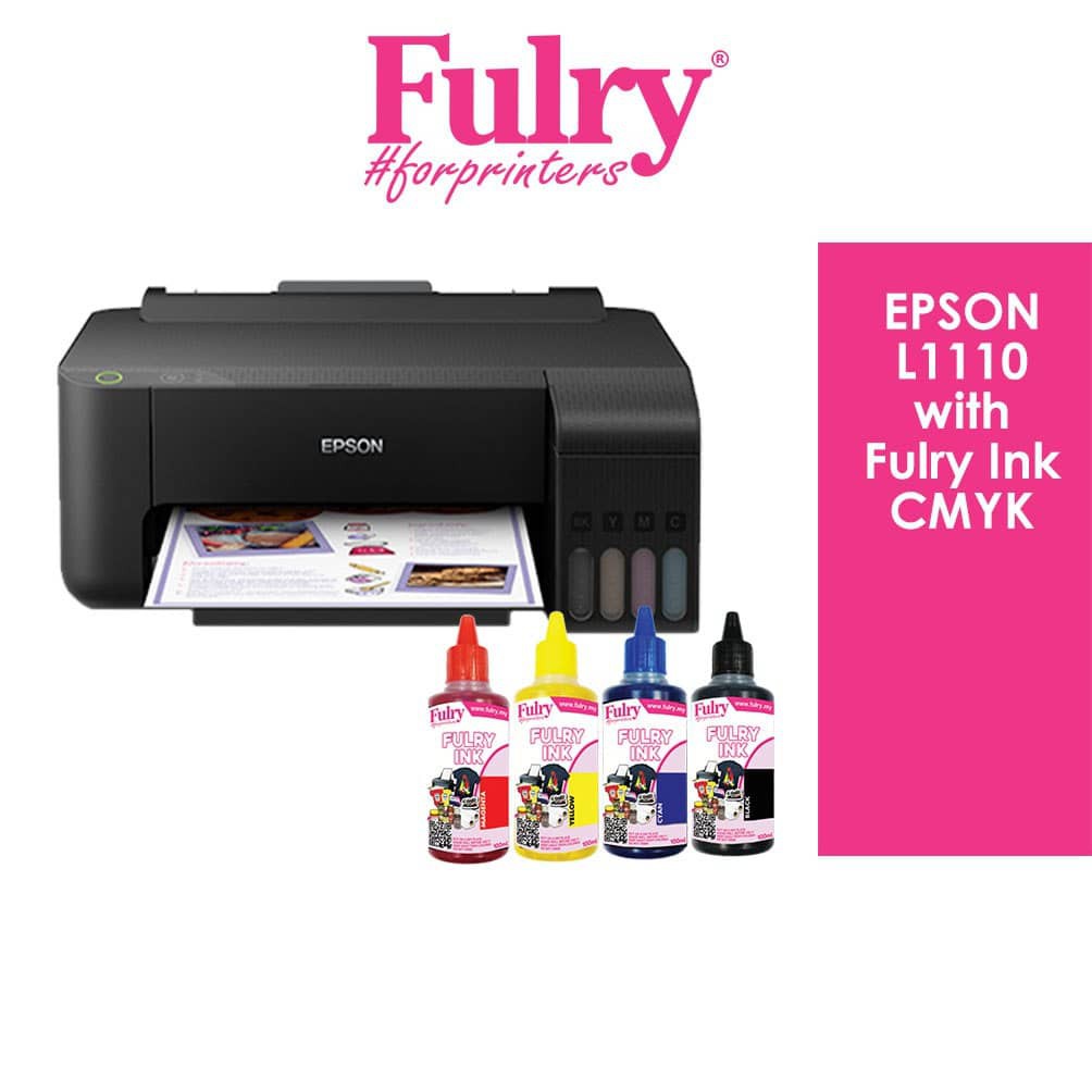 Epson L1110 with Fulry Ink CMYK | Shopee Malaysia