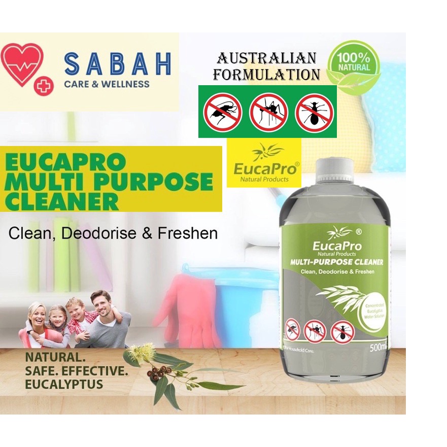 EUCAPRO Multi Purpose Disinfectant Eucalyptus Natural Cleaner with ...