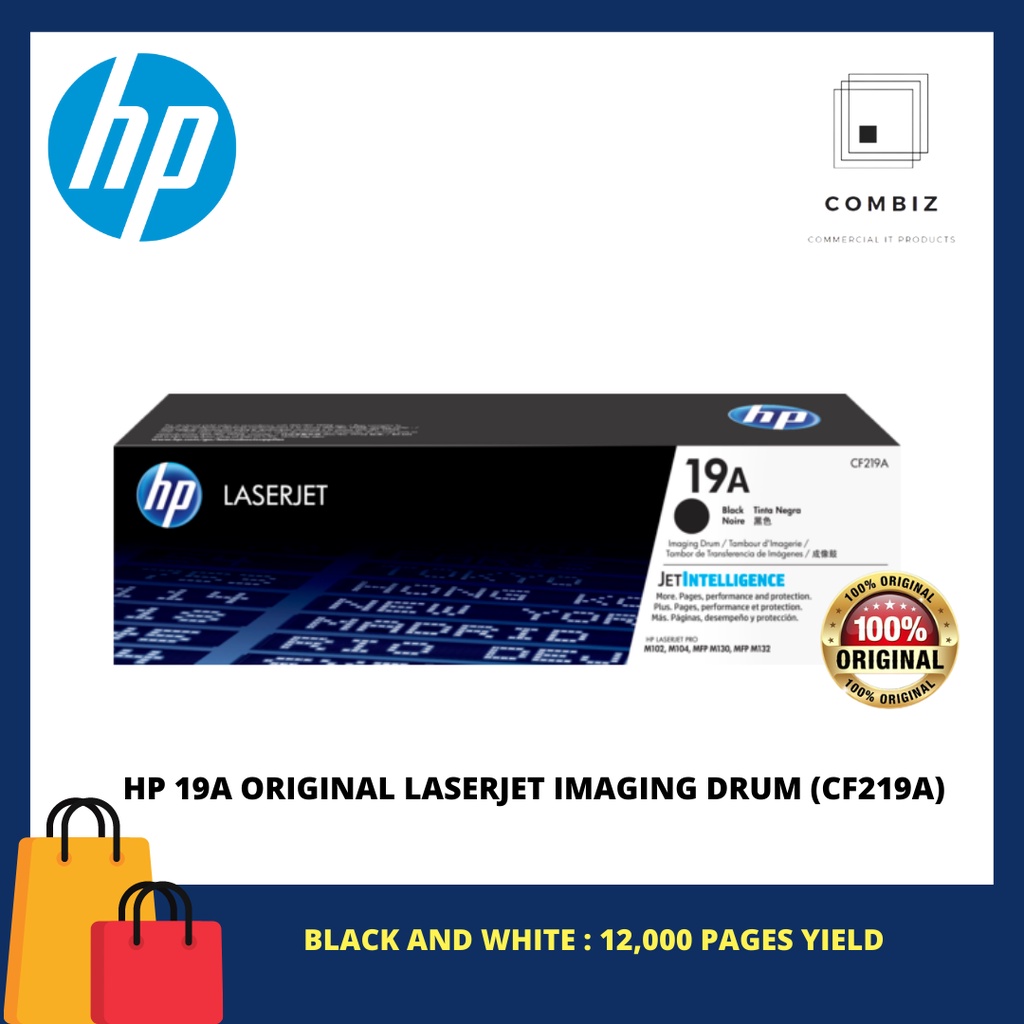 HP 19A Original LaserJet Imaging Drum ( CF219A ) | Shopee Malaysia