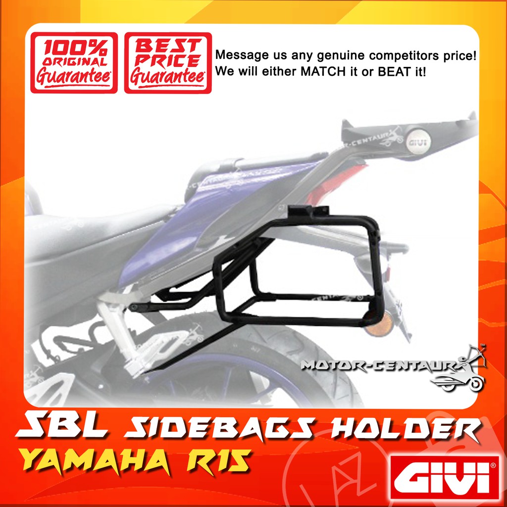 RACK TEPI GIVI SIDEBAG HOLDER SBL YAMAHA R15 | Shopee Malaysia