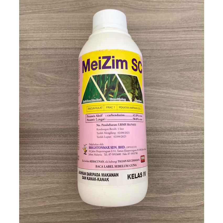 MeiZim SC 1L [Racun Kulat] [Carbendazim 42% w/w] | Shopee Malaysia