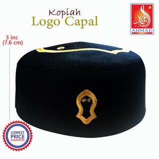 KOPIAH DESIGN LOGO CAPAL/SANDAL Nabi (S.W) - WHITE/BLACK | Shopee Malaysia
