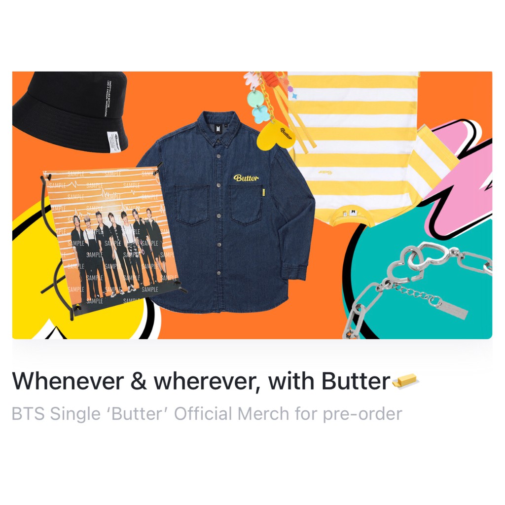 Butter - BTS SINGLE BUTTER OFFICIAL AUTHENTIC MERCH MD | Shopee Malaysia