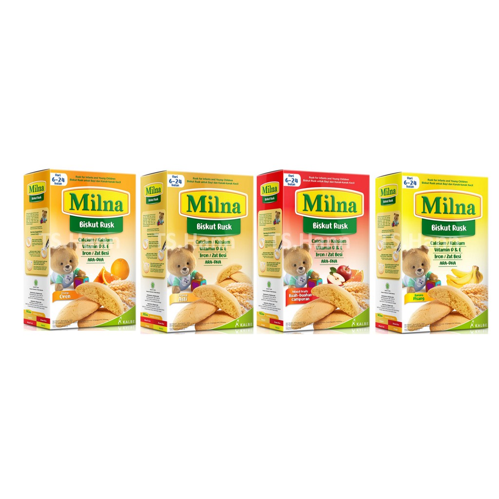 Milna Biskut Rusk Milna Rusk 130g/260g | Shopee Malaysia