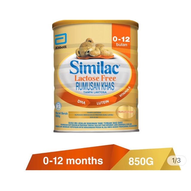 Similac lactose free 850g | Shopee Malaysia
