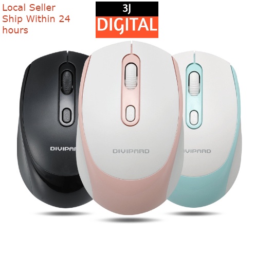 Wireless Optical Cute Mini Plug and Play Mouse 800/1200/1600 DPI X6 ...