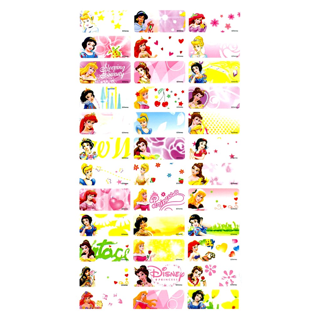 WATERPROOF Disney Princess Sofea Hello Kitty Sticker Label / Sticker ...