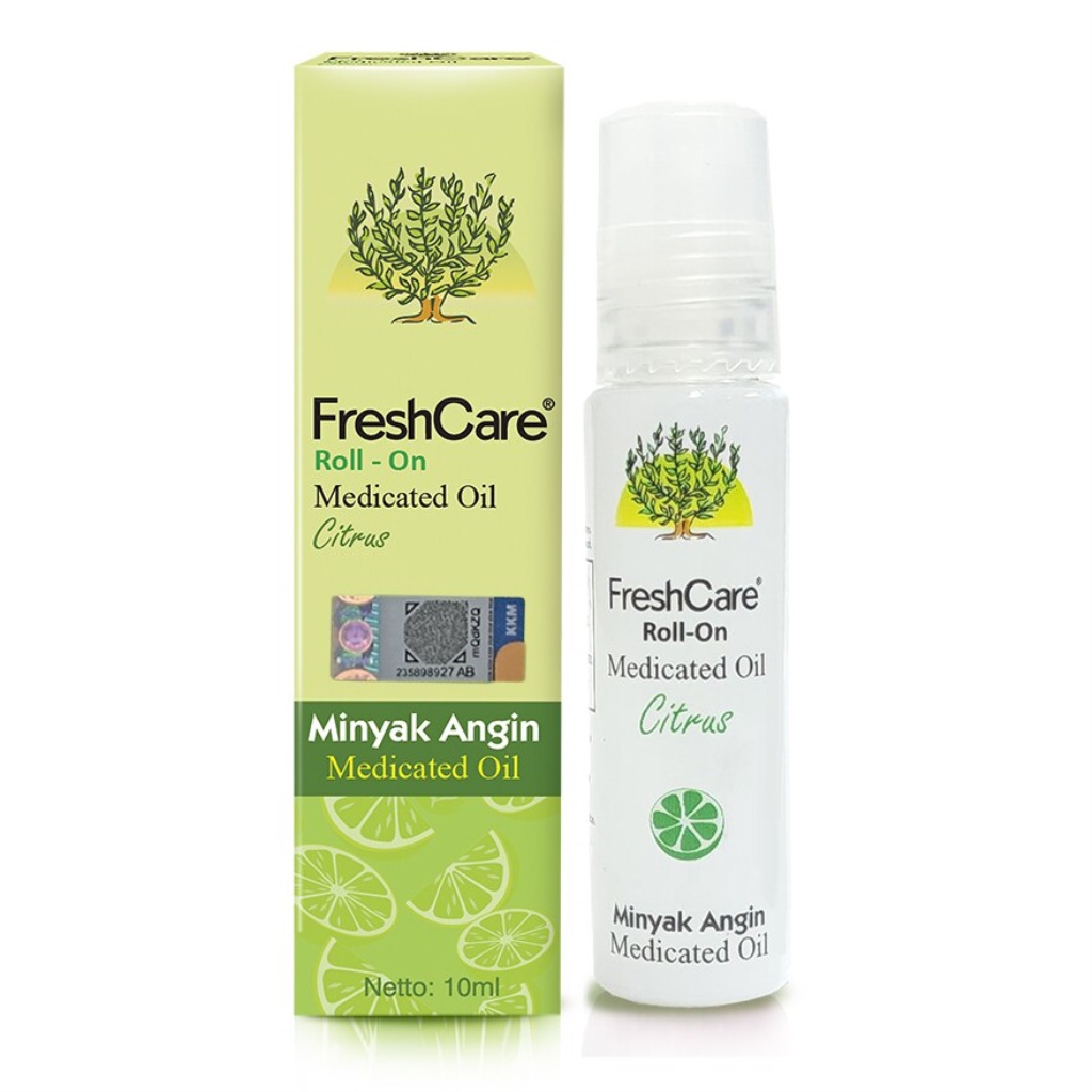 FRESHCARE Roll-On Medicated Oil_Citrus 10ml | Shopee Malaysia
