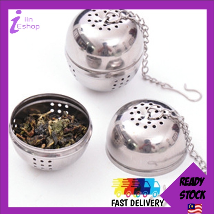 Infuser Teaspoon Squeeze Strainer Locking Steel Stainless Cooking Tea ...