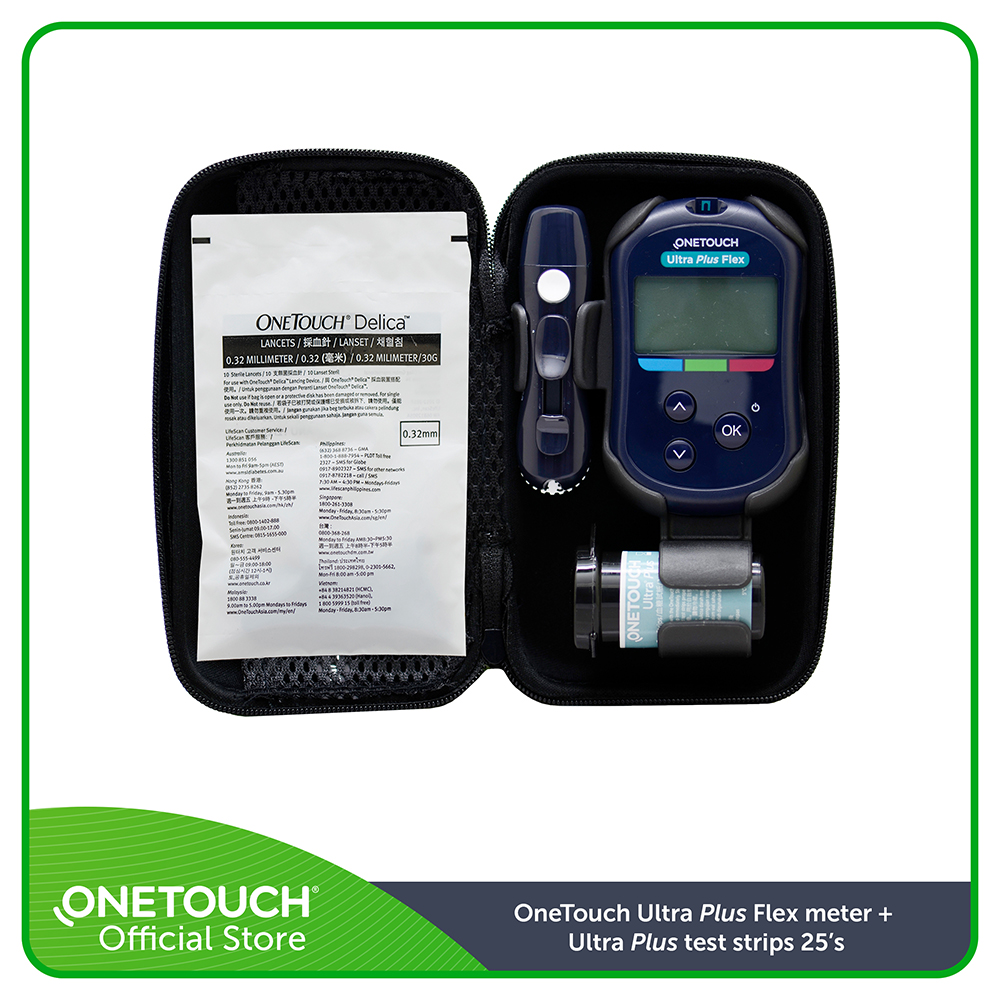 OneTouch Ultra Plus Flex Meter Blood Glucose Monitoring, 46% OFF