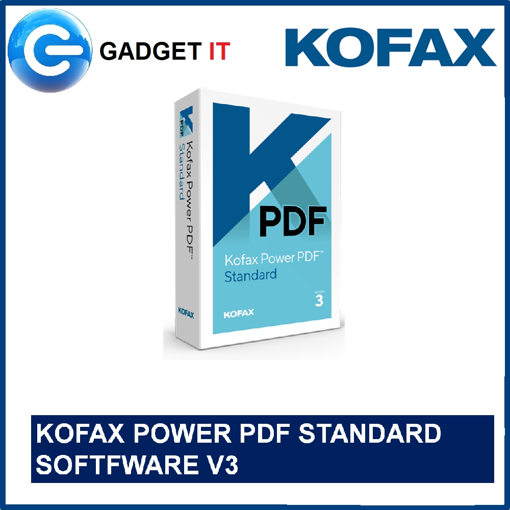 Kofax Power PDF Standard Download, Power PDF 4 Standard (ESD) Part no ... Kofax Power PDF Standard Download, Power PDF 4 Standard (ESD) Part no ...