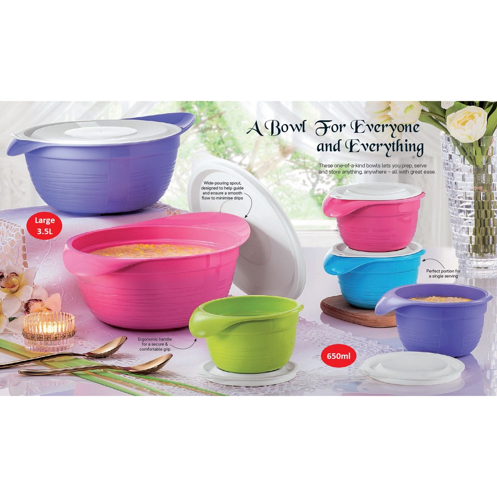 Tupperware Pretty Pastel - 650ml & 3.5L | Shopee Malaysia