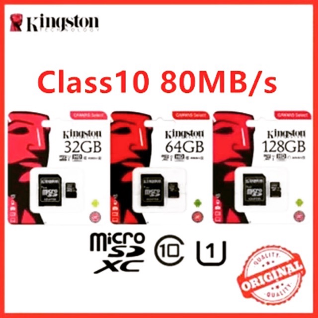 Original Class10 Class 10 Micro SD UHS1 Lifetime Limited Warranty (16GB ...