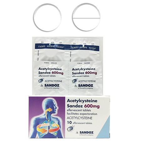 Mucolytic - Acetylcysteine Effervescent Tablet 600mg | BeeCost