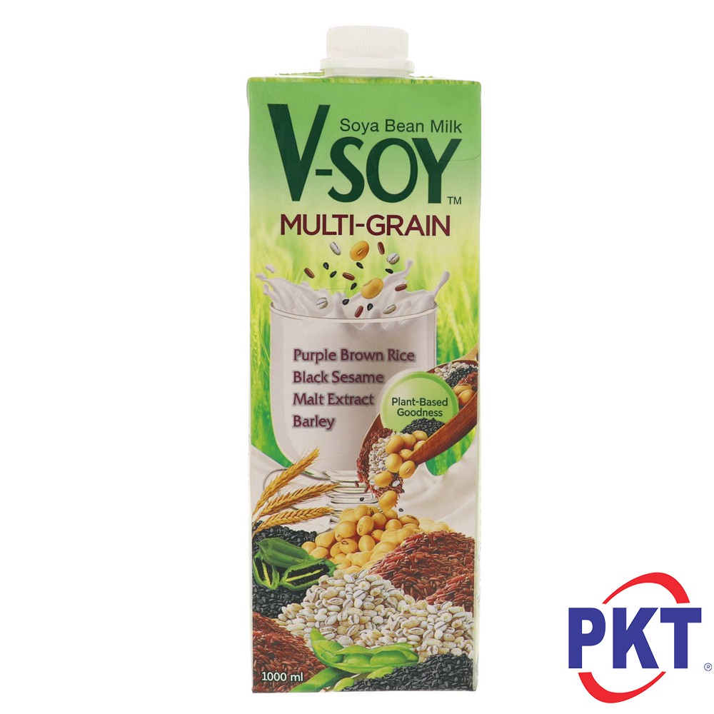 V-SOY UHT MULTI GRAIN SOYA BEAN MILK 1L | Shopee Malaysia