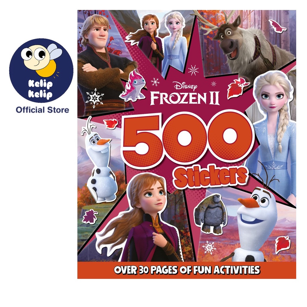 Disney Frozen 2 500 Sticker Book With Activities & Puzzles For Kids ...