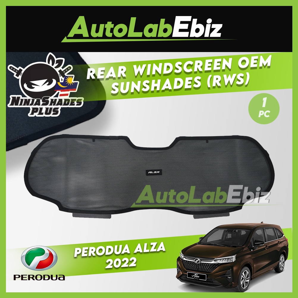 Perodua Alza 2022 NinjaShades Plus Rear Windscreen OEM Sunshades (RWS ...