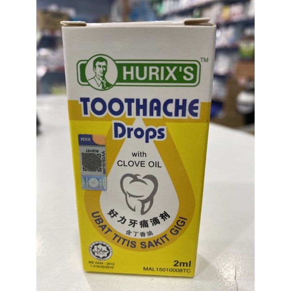 Hurix’s toothache drops 2ml | Shopee Malaysia