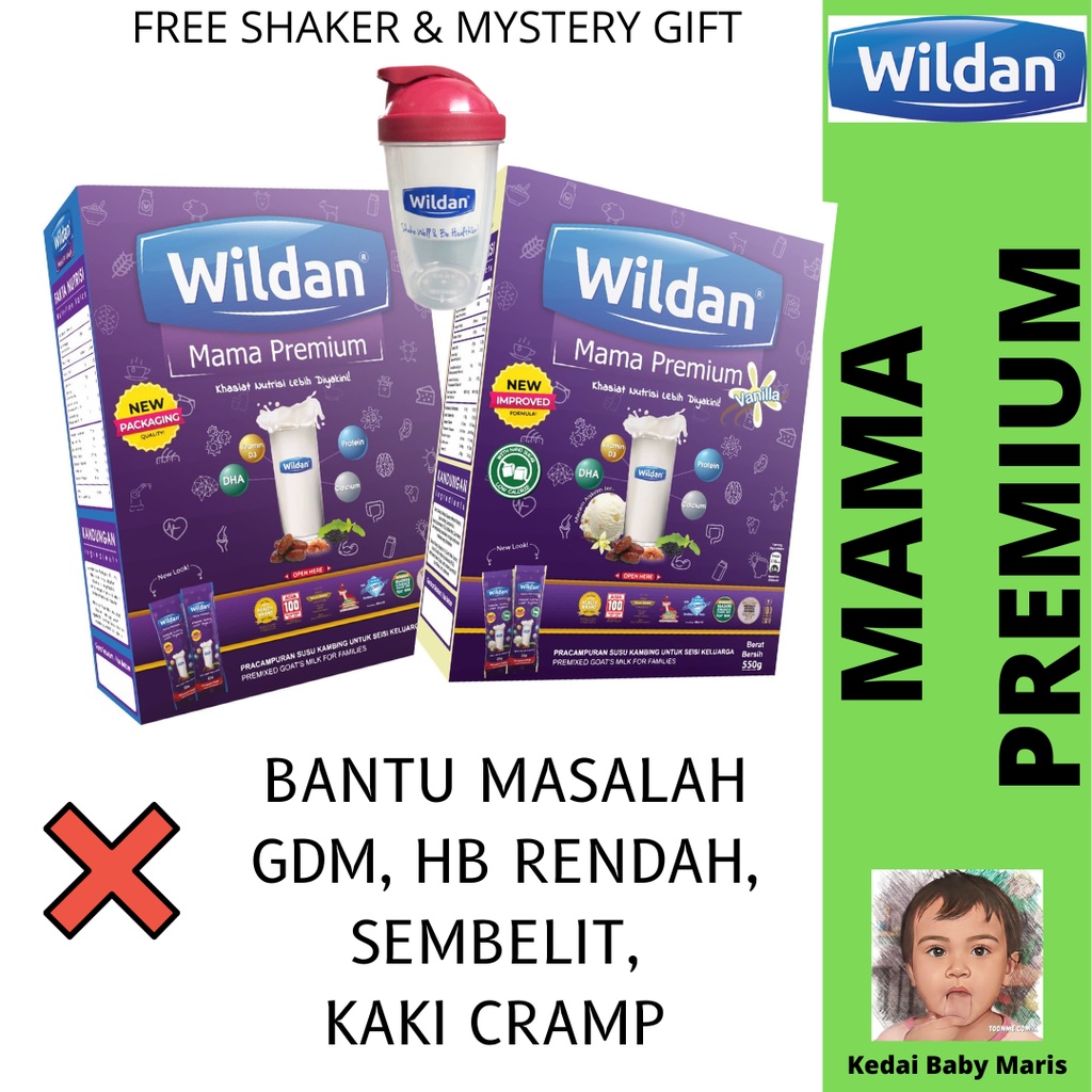 Susu Ibu Mengandung Dan Menyusu Susu Kambing Wildan Mama Premium Bantu ...