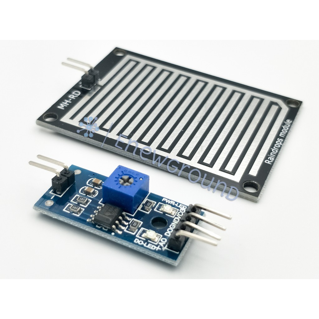 Raindrop sensor module (type PCB, LM393) | Shopee Malaysia