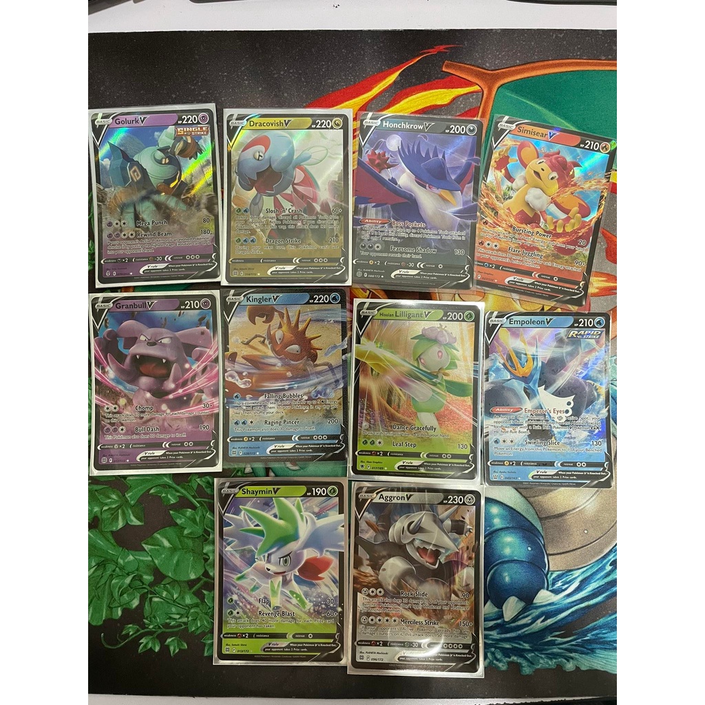 Pokemon Cards TCG Singles ( V cards ) Sword and Shield Expansion ...