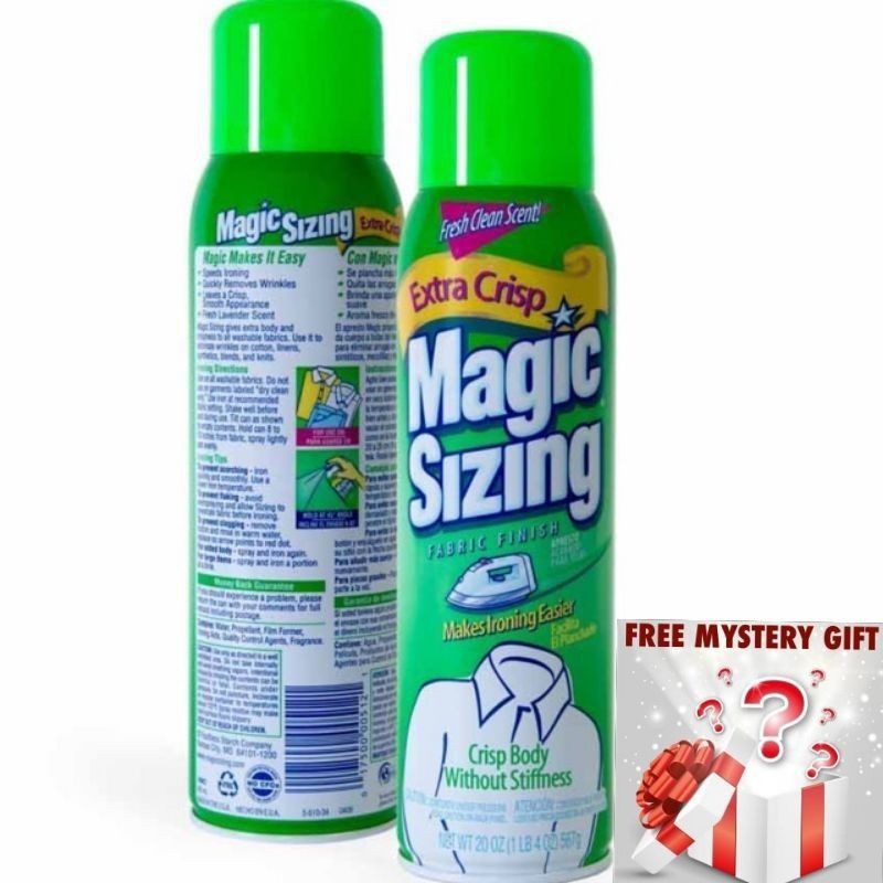 Faultless Magic Sizing Ironing Starch Spray Extra Crisp Fast & Easy On ...