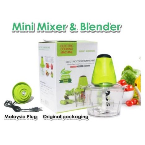 (READY STOCK)Food Processor MINI BLENDER ,Electric Meat Mincer Chopper ...
