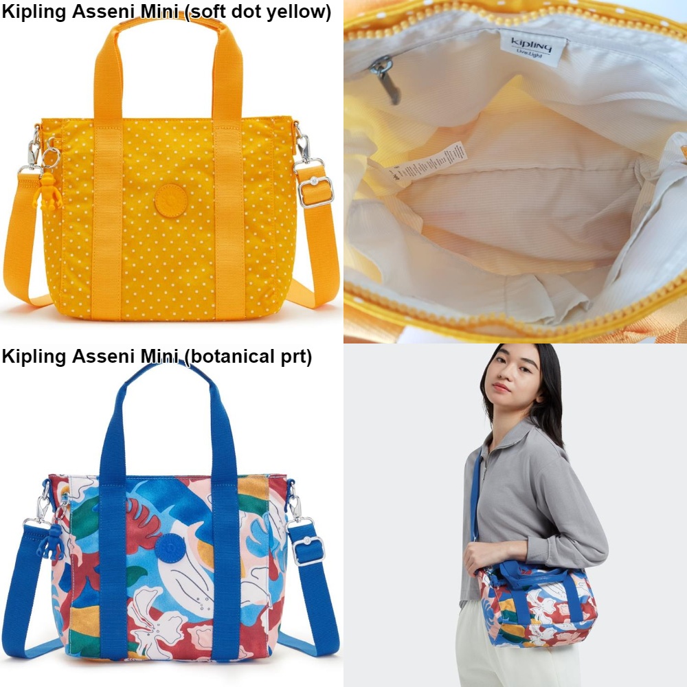 NWT Kipling Asseni Mini Mini Tote with Detachable Shoulder Strap ...