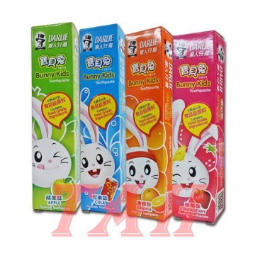 Darlie Bunny Kids Toothpaste 40g (Apple / Orange / Strawberry / Cola ...