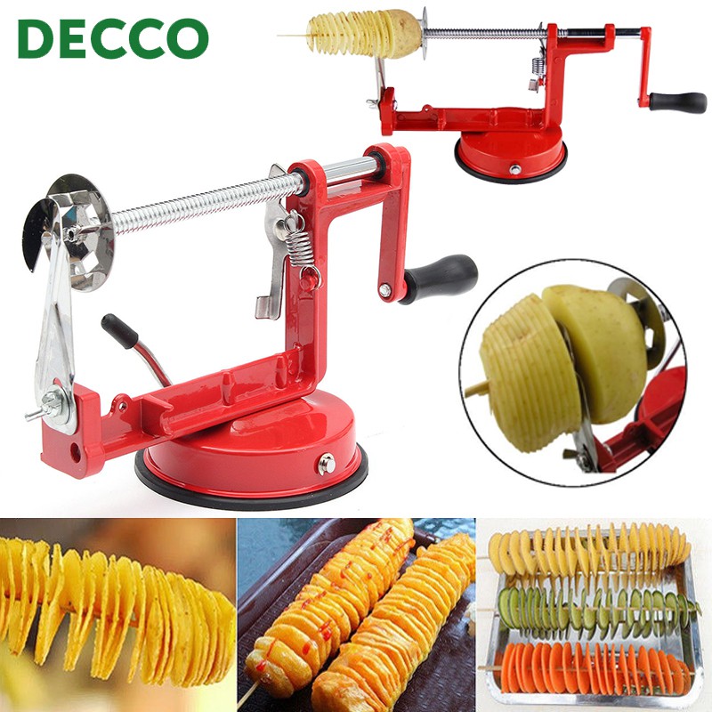 Decco 3-In-1 Kitchen Sink Stainless Steel Manual Potato Carrot Slicer ...