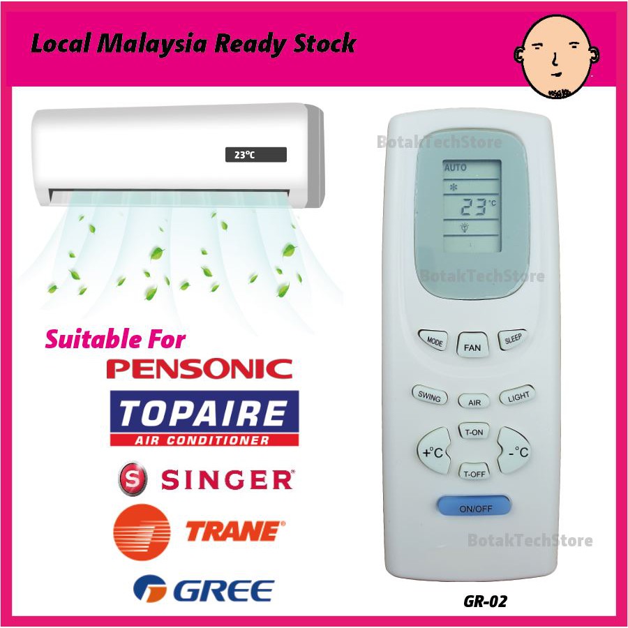 Pensonic /TOPAIRE / GREE /SINGER Air Cond Aircond Air Conditioner ...