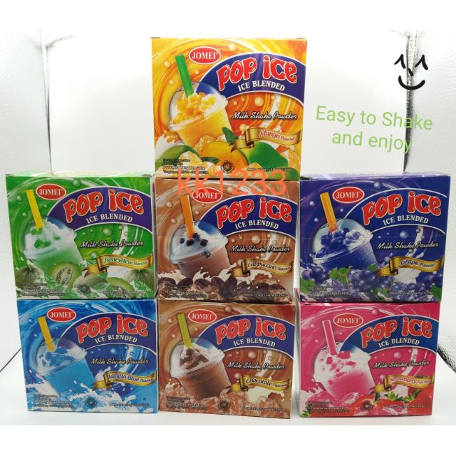 Pop Ice Ice Blended Flavour Individual Pack Chocolate / Vanilla (7 ...