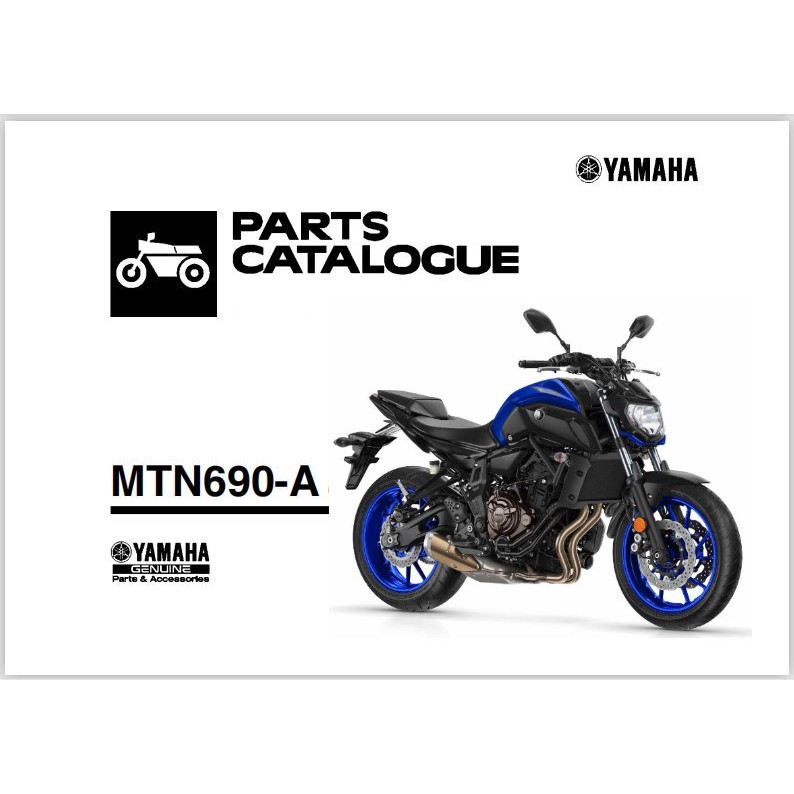 YAMAHA MT-07 (MTN690-A) PARTS CATALOGUE | Shopee Malaysia