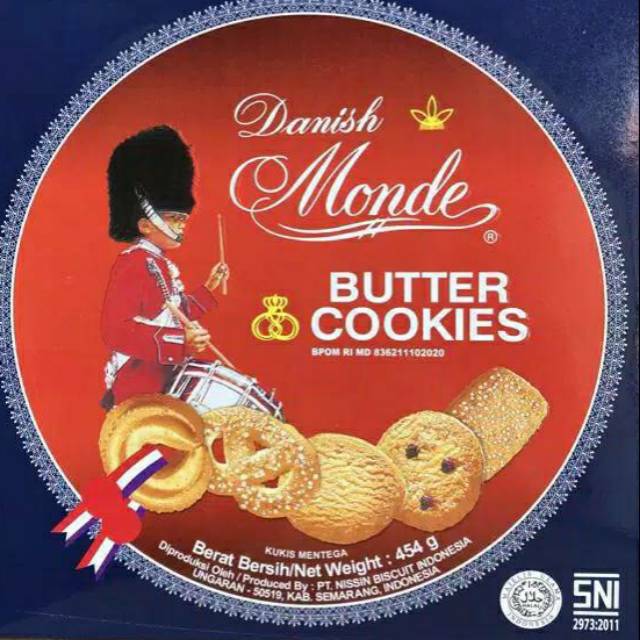 Monde Danish butter cookies (Small Net Canned 454gr) | Shopee Malaysia