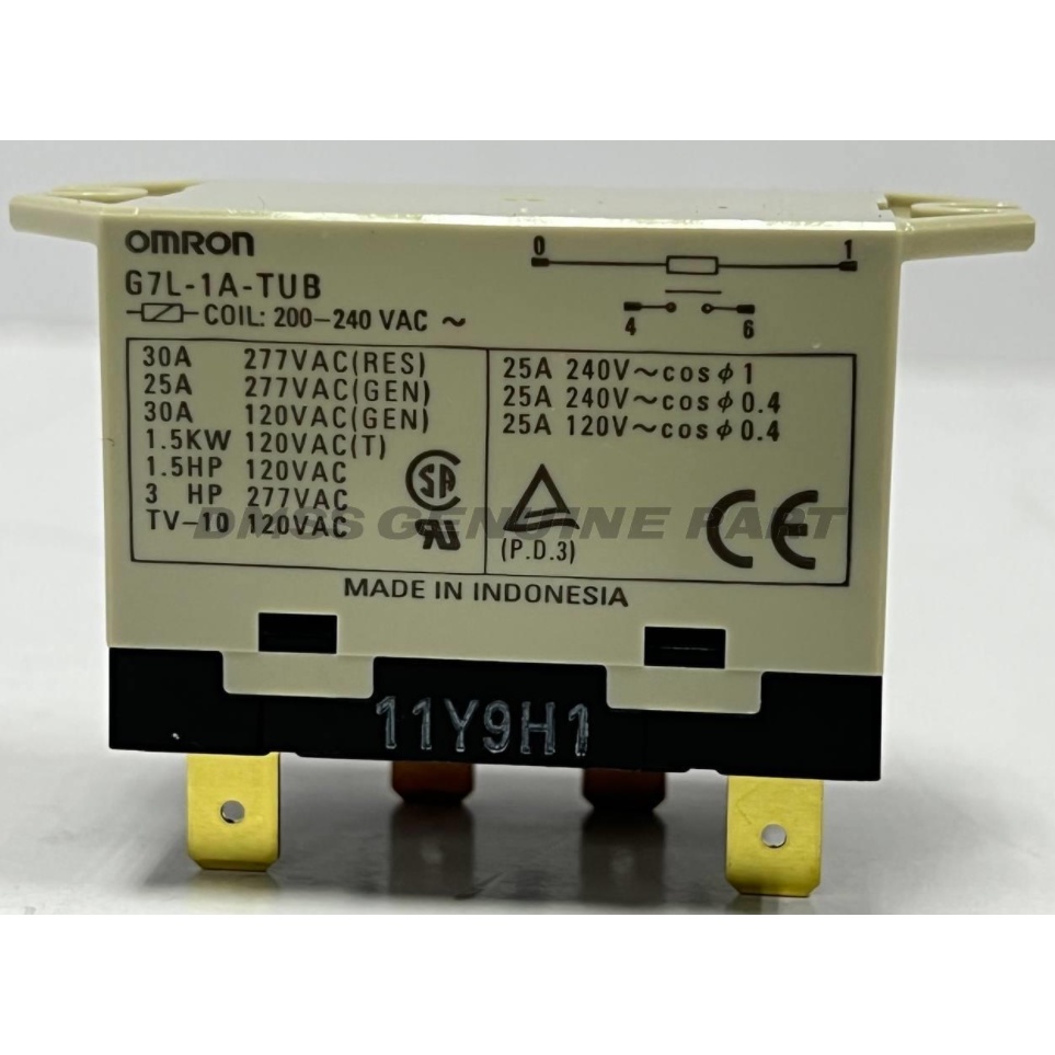 DAIKIN RELAY G7L-1A-TUB 200-240V OMRON | Shopee Malaysia